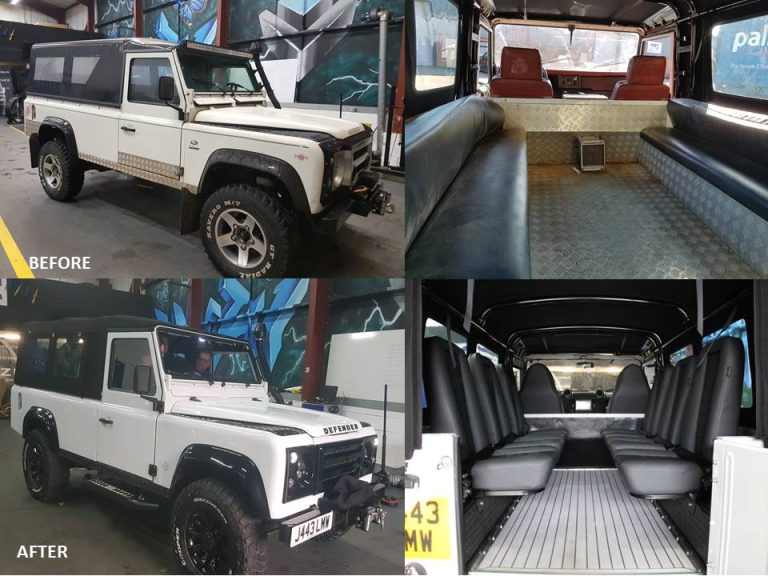 Land Rover Defender Restoration - Viezu
