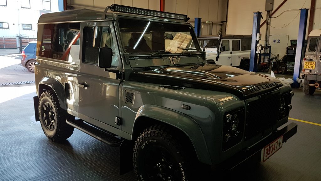 Land Rover Defender Puma carbon fibre bonnet Tuning & Remapping